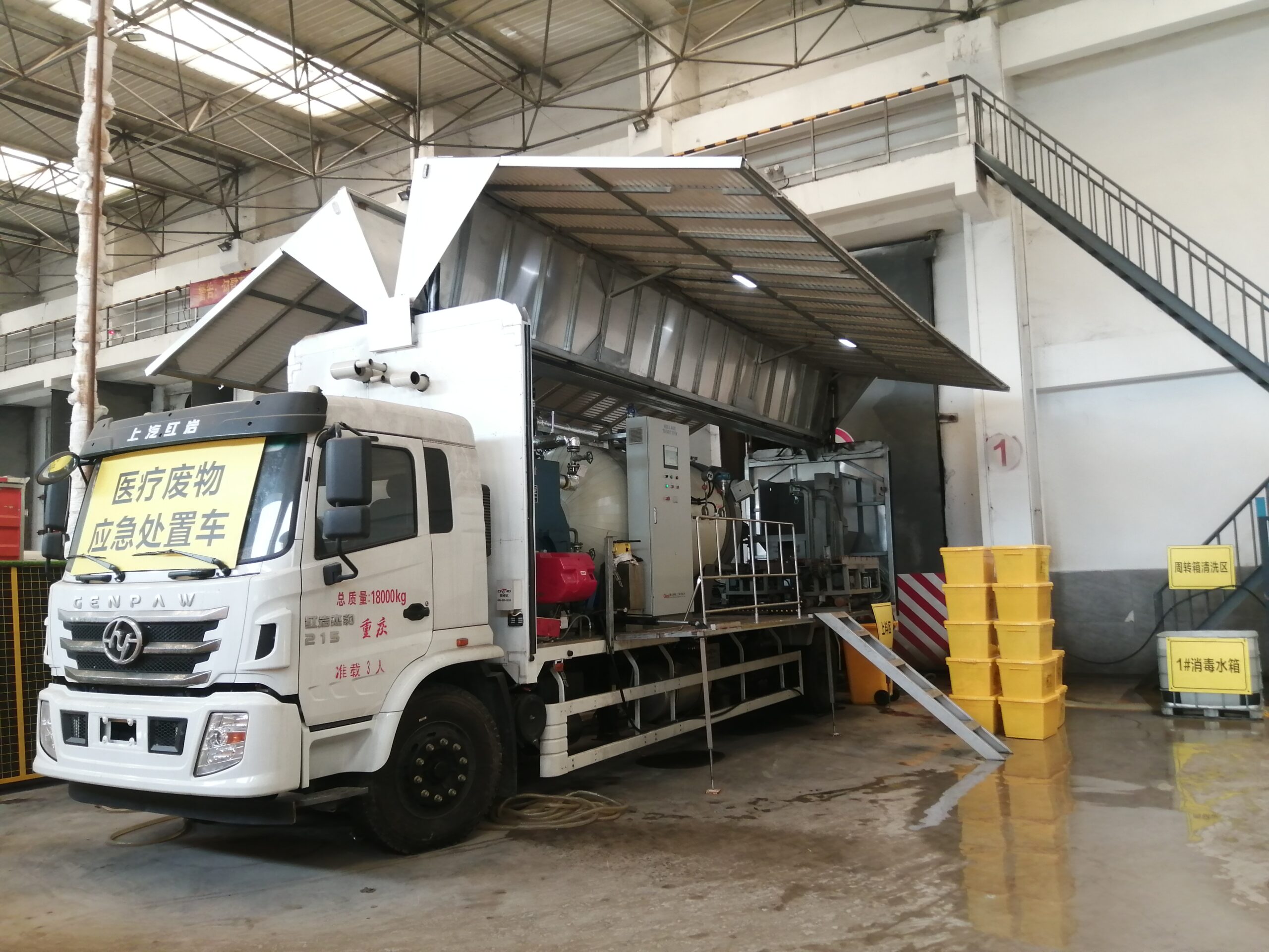 Mobile Medical Waste Treatment Unit Against COVID-19 Pandemic - GIENT ...